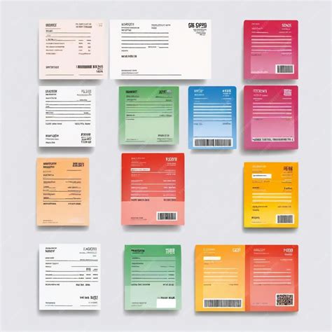 A Collection Of Papers With The Word Rectangle On Them Premium Ai