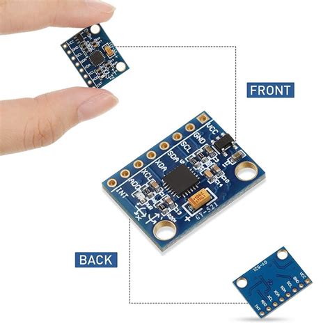4 X Gy 521 Mpu 6050 Mpu6050 6dof โมดูล3แกน Gyroscope 3แกน Accelerometer สำหรับ Raspberry Pi และ