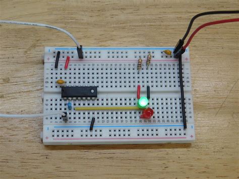 breadboard logic probe instructables