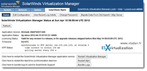 New Virtualization Manager From Solarwinds Esx Virtualization