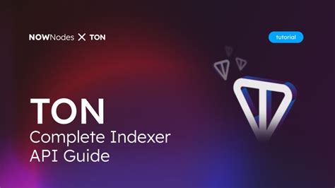 A Complete Tutorial Interacting With Ton Indexer Api