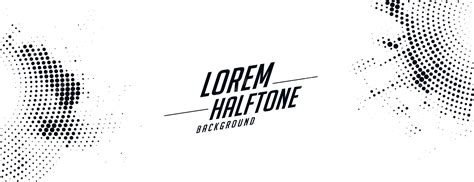 추상 흰색 하프톤 배너 텍스처 무료 벡터
