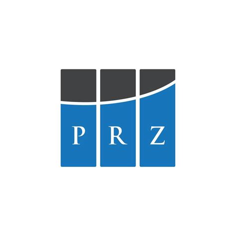 Prz Letter Logo Design On White Background Prz Creative Initials