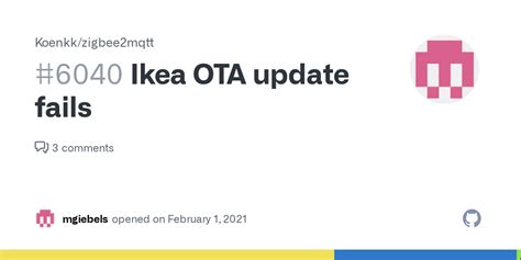 Ikea OTA Update Fails Issue Koenkk Zigbee Mqtt GitHub