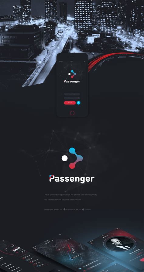 Passenger App On Behance