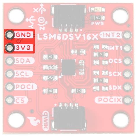hardware overview sparkfun 6dof lsm6dsv16x qwiic hookup guide