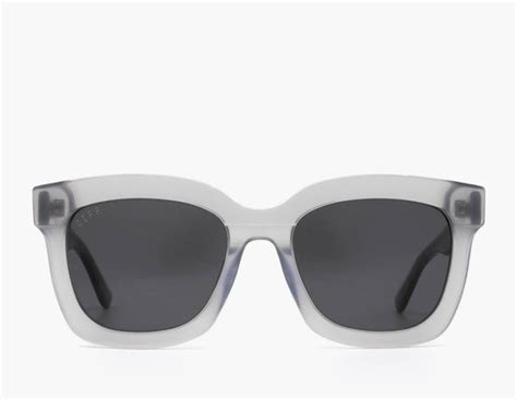 Diff Acetate Carson Sunglasses Silver Accents