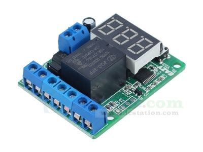 DC 12V Programmable Trigger Time Delay Switch Controller 0 1seconds 999minutes