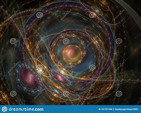 Flame Fractal Rendering Stock Illustration Illustration Of Reality