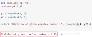 Complex Numbers In Python Python Guides