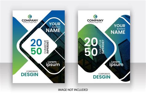 Premium Vector Corporate Modern Annual Report Book Cover Template Set