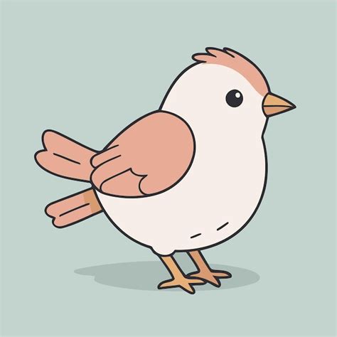 어린이 이야기 책을 위한 귀여운 새 터 일러스트레이션 프리미엄 벡터