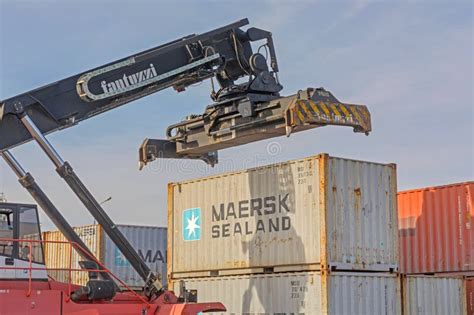 Maersk Sealand Container Editorial Stock Image Image Of Metal 348692489