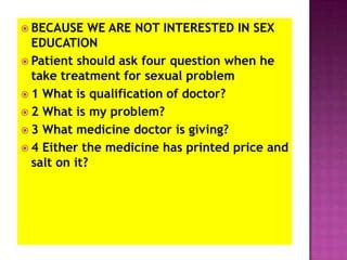 Just Think About Sex Clinics In India PPT