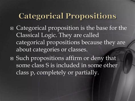Symbolism And Diagram For Categorical Proposition Pptx