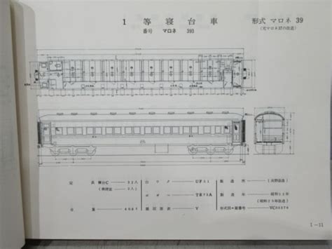 日本国有鉄道客車形式図 1966 銀河