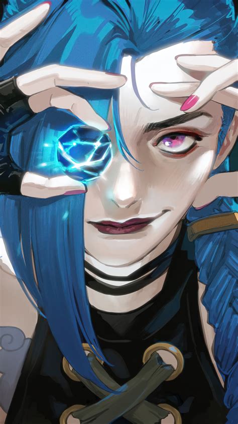 Arcane Jinx Hextech Gemstone 4k 4791e Wallpaper Pc Desktop