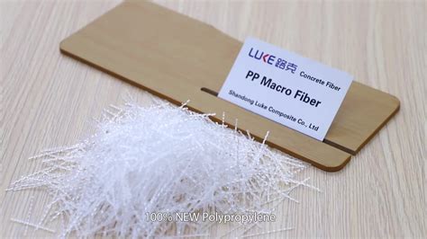 Polypropylene Pp Synthetic Macro Fiber For Concrete Buy Polypropylene