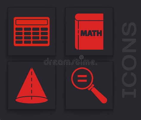 Set Calculation Calculator Book With Word Mathematics And Geometric