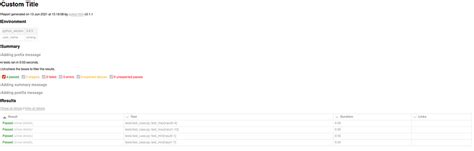 How To Customize An Html Report In Pytest