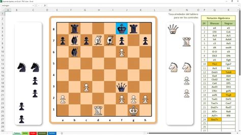 Excelpedrowave Excel Vba Macros Gráficos Ajedrez Chess Pedro