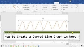 How To Draw Curved Line Graph In Microsoft Word Draw Curved Line Make Curve Graph In Ms Word