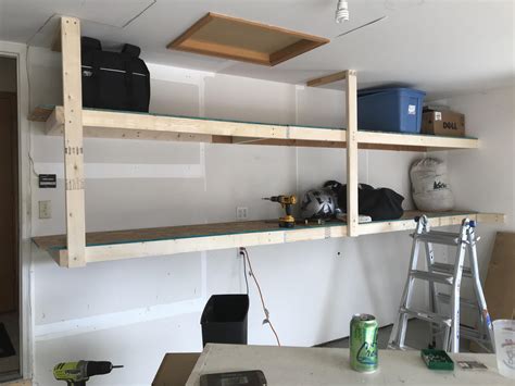 Diy Garage Wall Shelves Diy Garage Shelves Easy For Anyone To Build