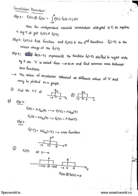 Solution Convolution And Correlation Of Signals Breif Notes From