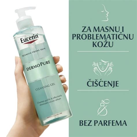 Eucerin® Dermopure Gel Za Umivanje I Čišćenje Kože 400 Ml Eapoteka