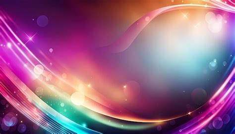 Colourful Blur Background Premium Ai Generated Image