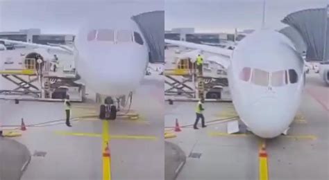 Colapsó Avión De Lufthansa En Fráncfort Hay Varios Heridos 🎦