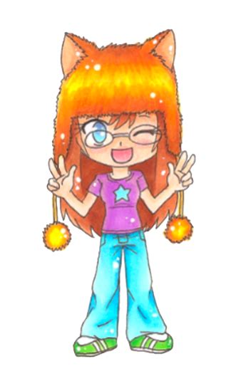 Chibi With Hat By Jazzwolf