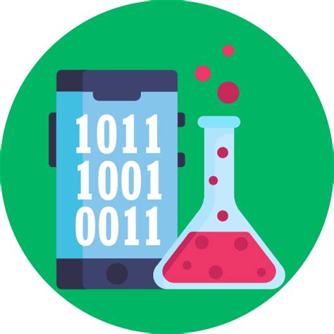 binary code generic circular icon