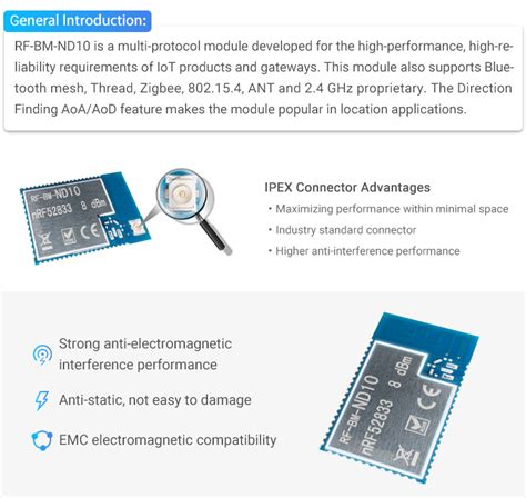 Multiprotocol Radio Frequency Module Based On Nordic Nrf52833 Soc Bluetooth 53 Low Energy Multiprotocol Radio Frequency Module Based On Nordic Nrf52833 Soc Bluetooth 53 Low Energy
