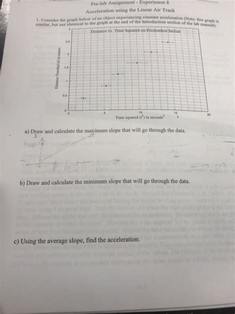 Solved Pre Lab Assignment Experiment Acceleration Using