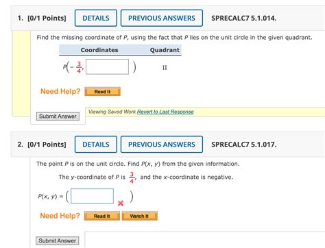 Solved Viewing Saved Work Revert To Last Response Sprecalc7