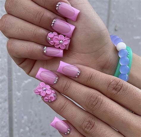 Pin By 𝓙𝓸𝓻𝓭𝓲 On Nails Short Square Acrylic Nails Pink Acrylic Nails