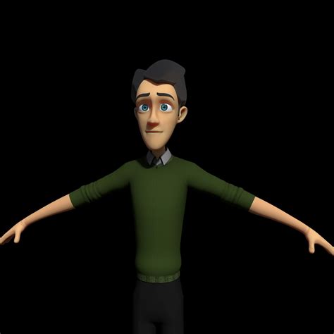 Truong Cg Artist Jerry Cartoon Male Maya Rig