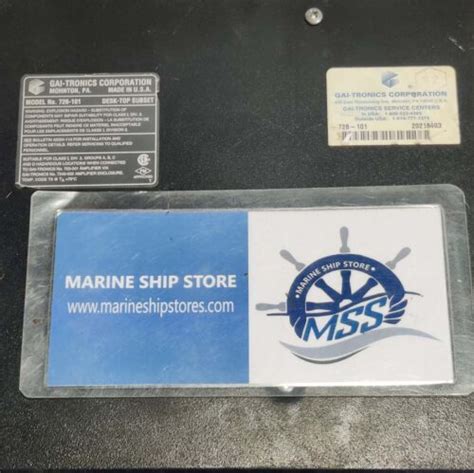 Gai Tronics 726 101 Desktop Subset Marine Ship Store