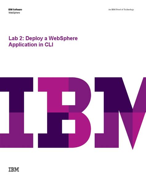 Was9 Admin Pot Lab2 Deploy Websphere Application In Cli V12 Pdf
