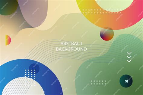 premium vector abstract gradient color background with dinamic shapes