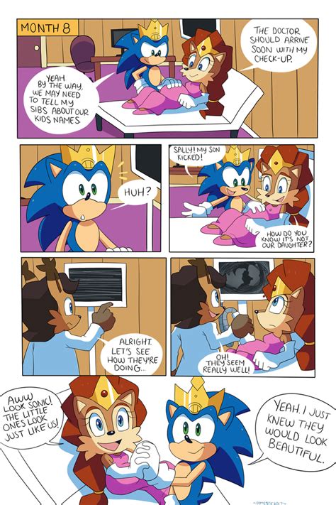Commission Queen Sally Is Pregnant Page 4 By Domestic Hedgehog On Deviantart
