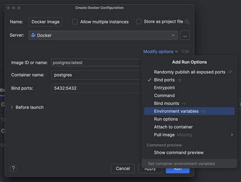 Database Setup Jetbrains Guide