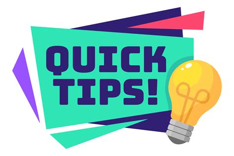 Quick Tips Label Advice Badge Help Ban Graphic By Yummybuum Creative Fabrica