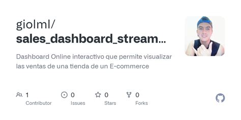 Github Giolmlsalesdashboardstreamlit Dashboard Online Interactivo