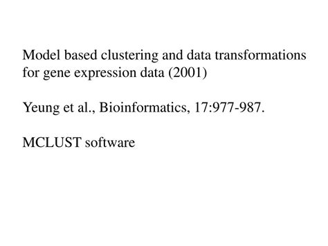 Ppt Introduction To Time Course Gene Expression Data Powerpoint