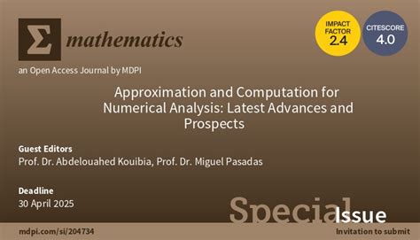 Mathematics Mdpi On Linkedin Approximation Computation Numerical Analysis Mdpiopenaccess