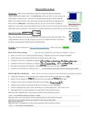 Diffraction PhET Lab Ib20 Pdf Diffraction PhET Lab Physics Introduction When Waves