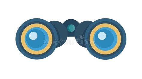 Binoculars Outline Icon Observation Explore Adventure Vector Design Generative Ai Stock Vector