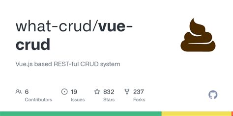 Github What Crudvue Crud Vuejs Based Rest Ful Crud System